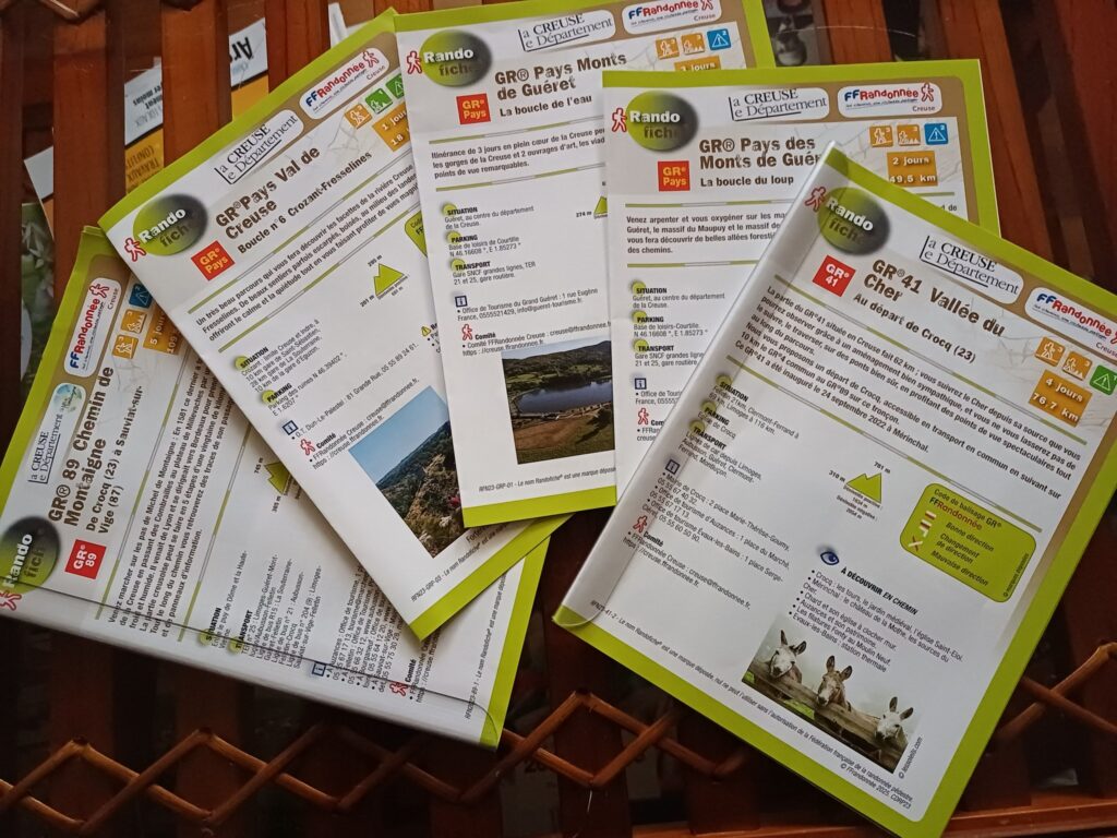 Nos rando fiches - FFRandonnée Creuse